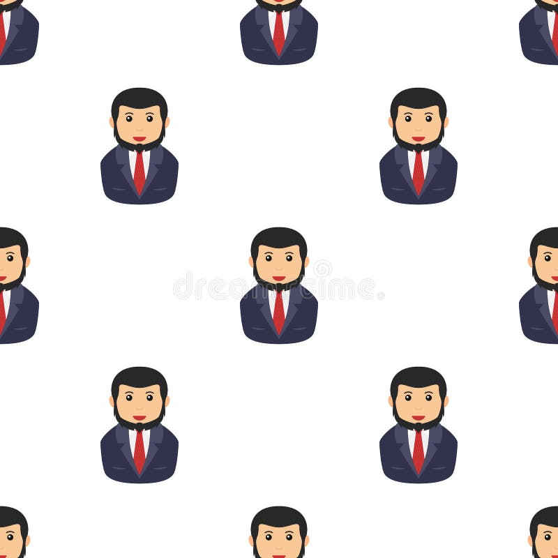 Homem De Negócios Calvo Preto Avatar Flat Icon Ilustração do Vetor ...