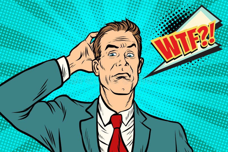 O homem confundiu. ilustração stock. Ilustração de assaltar - 24452304