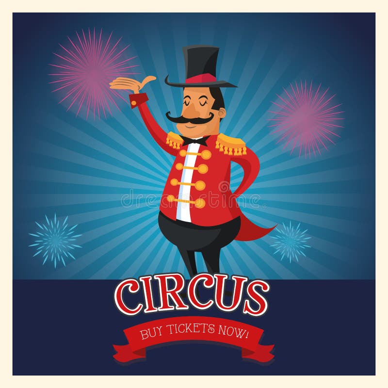 Homem Do Circo Do Projeto Do Carnaval Ilustração do Vetor - Ilustração ...