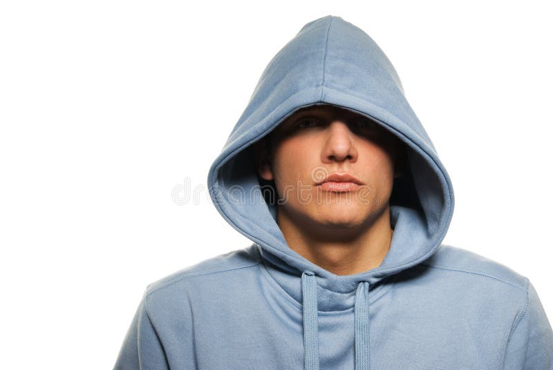 Homem com capuz foto de stock. Imagem de capuz, pessoa - 21640084