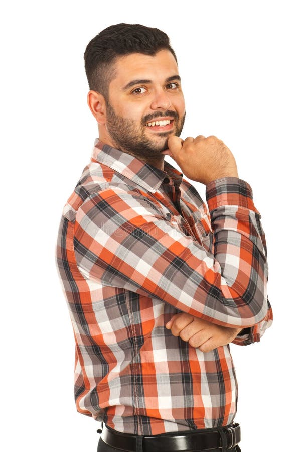 Homem executivo alegre foto de stock. Imagem de povos - 31718572