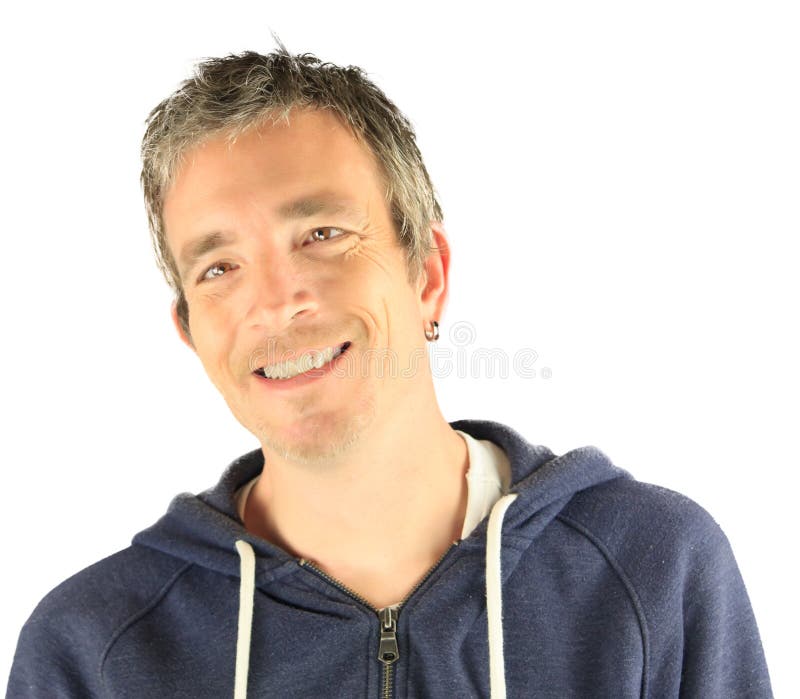 Homem feliz foto de stock. Imagem de terno, branco, sorrir - 33777992