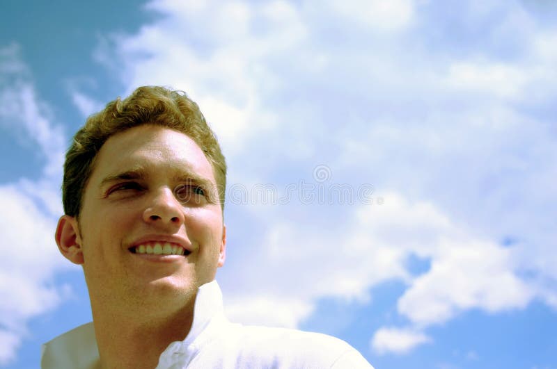 Homem feliz imagem de stock. Imagem de gritaria, facial - 784443