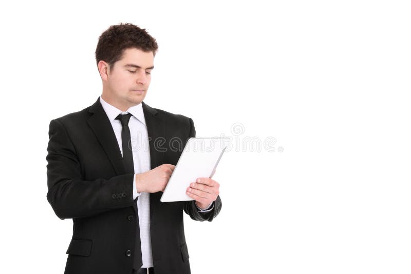 Homem focalizado foto de stock. Imagem de fundo, expo - 24039716