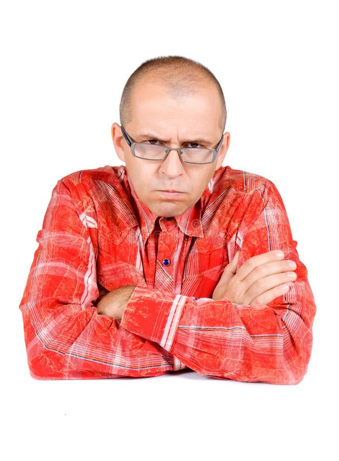 Homem irritado foto de stock. Imagem de macho, irritado - 11641858