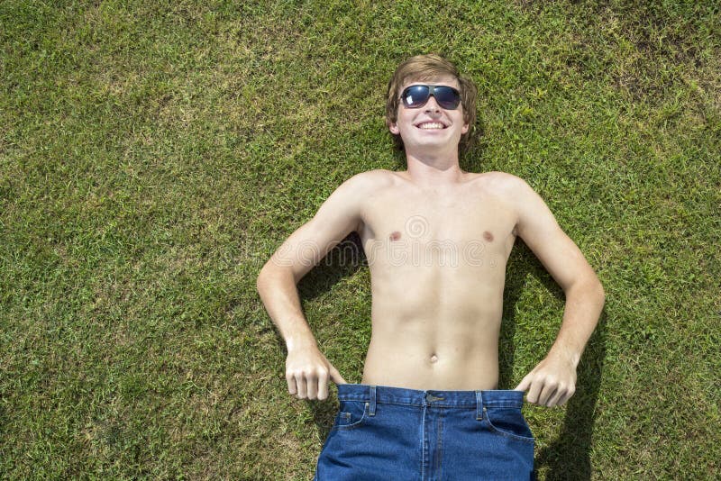 Homem magro imagem de stock. Imagem de corpo, perca, estudante - 26453477