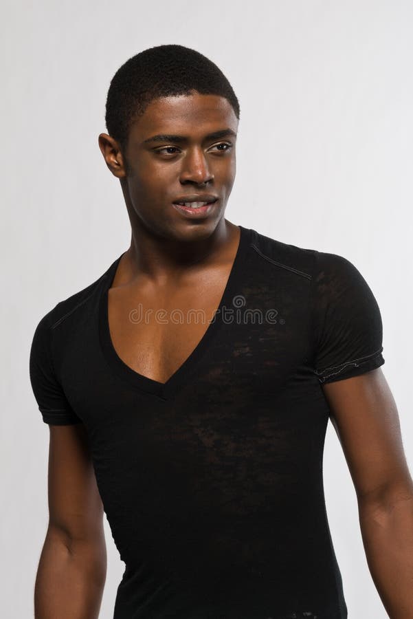 Homem negro imagem de stock. Imagem de atrativo, cabelo - 28965859