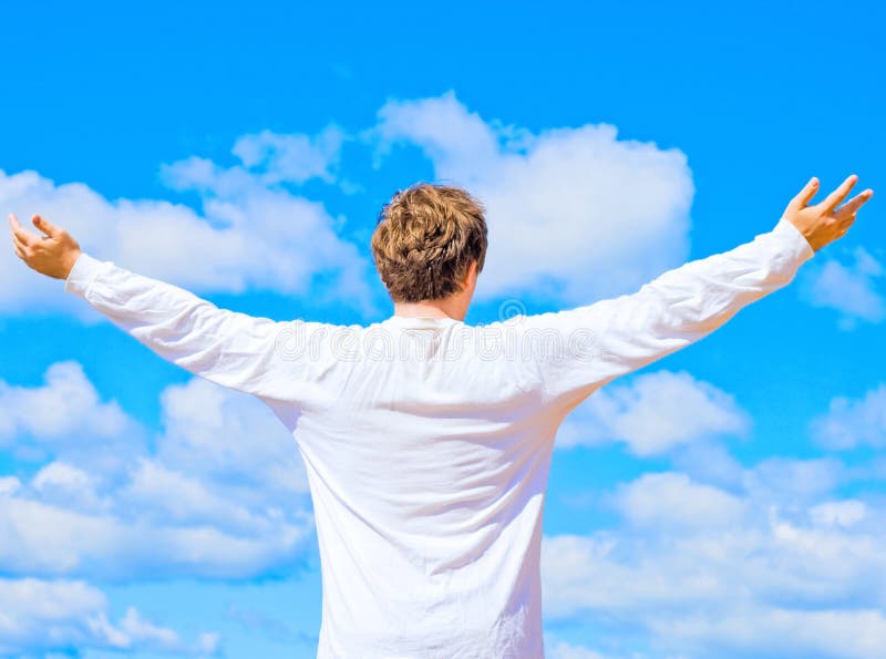 Homem ou deus? imagem de stock. Imagem de exterior, liberdade - 6248007