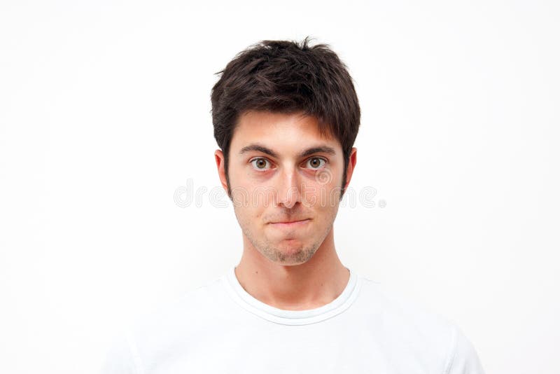 Homem que obtem irritado imagem de stock. Imagem de adulto - 14593759