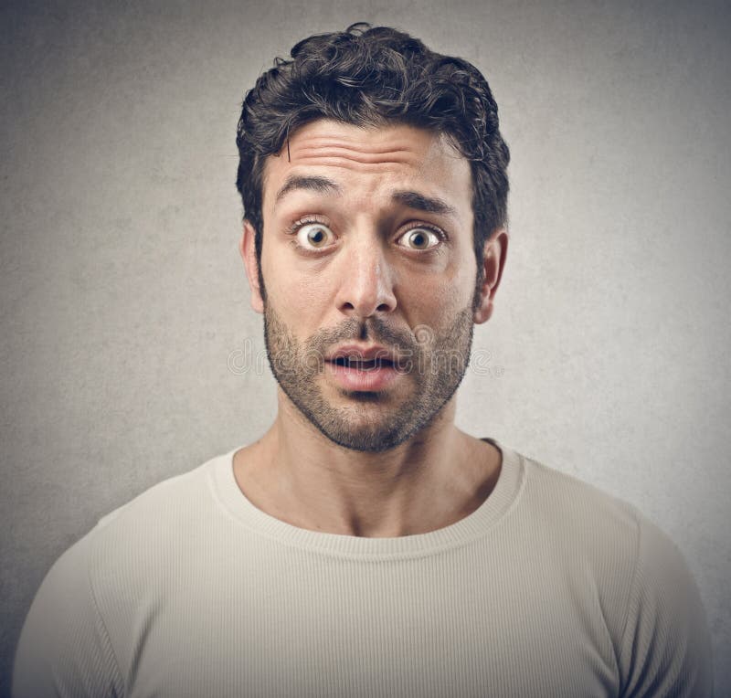 Homem Exasperado Que Faz Os Gestos De Mão, Horizontais Imagem de Stock ...