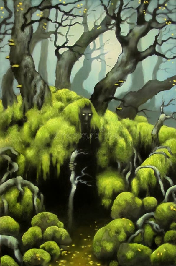 Homem verde ilustração stock. Ilustração de encantado - 57027217