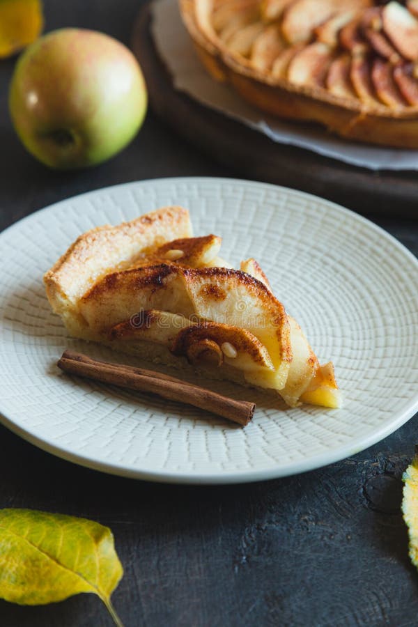 Homemade Apple Pie. Fall Baking Concept Stock Photo - Image of rustic ...