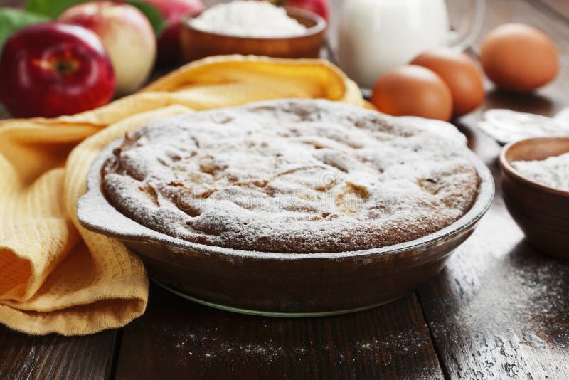 Homemade apple pie stock photo. Image of cake, french - 139755008