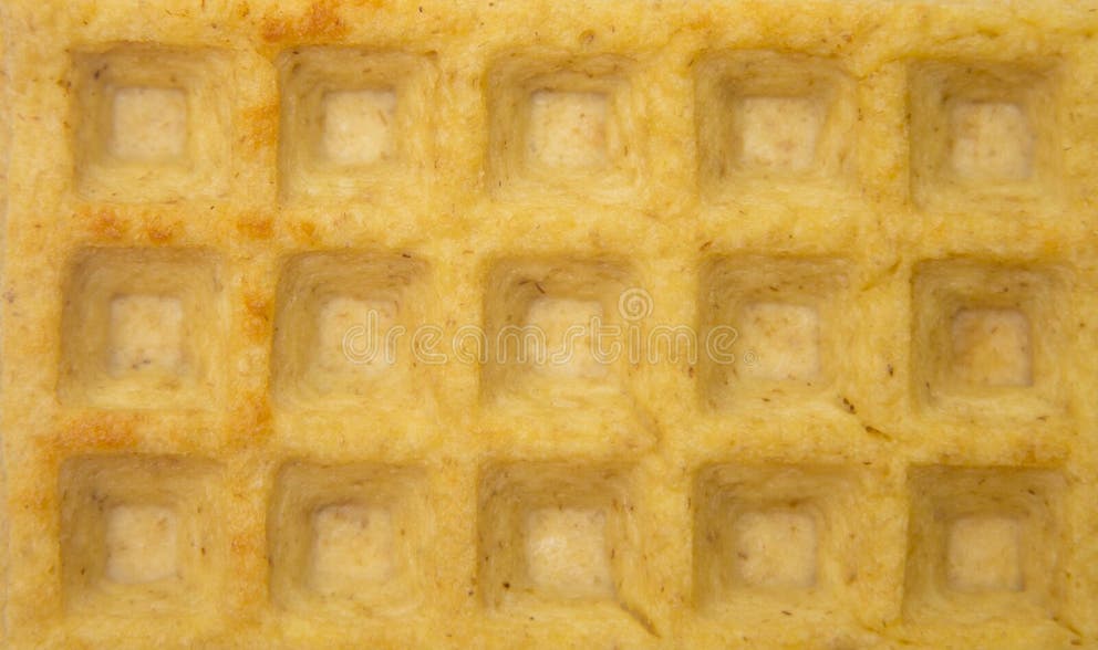 A Rectangular Waffle stock image. Image of belgian, homemade - 119649717