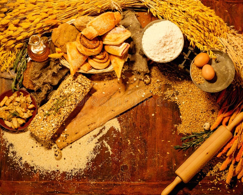 Homemade baked goods stock photo. Image of food, loaf - 50596978