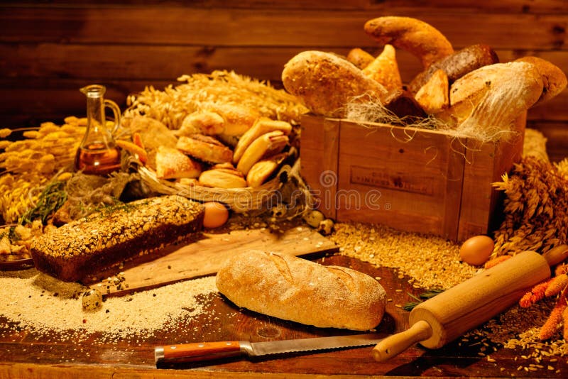 Homemade baked goods stock photo. Image of kitchen, flour - 50887416