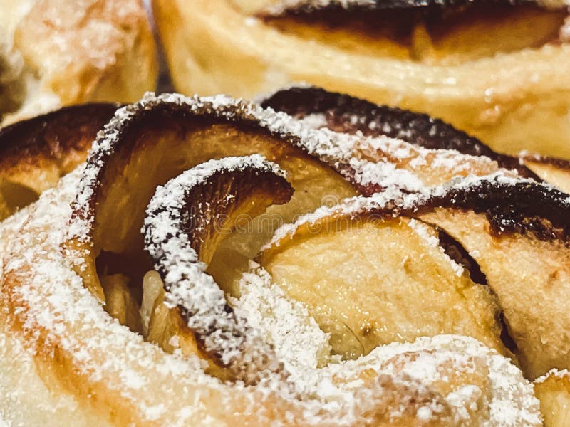 Homemade Baking, Macro View, Baked Dough Texture Stock Photo - Image of ...