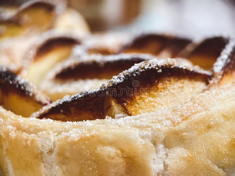 Homemade Baking, Macro View, Baked Dough Texture Stock Photo - Image of ...