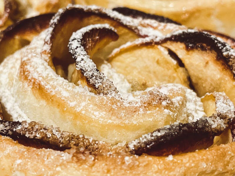 Homemade Baking, Macro View, Baked Dough Texture Stock Photo - Image of ...