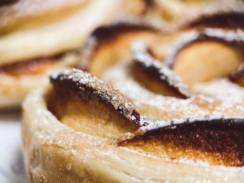 Homemade Baking, Macro View, Baked Dough Texture Stock Photo - Image of ...