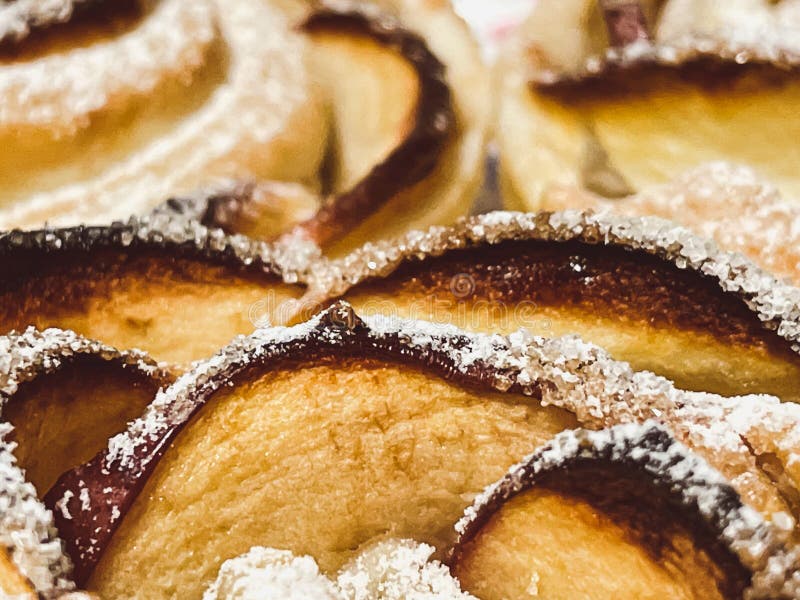 Homemade Baking, Macro View, Baked Dough Texture Stock Photo - Image of ...