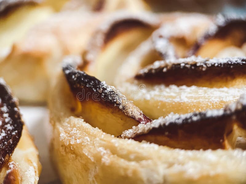 Homemade Baking, Macro View, Baked Dough Texture Stock Photo - Image of ...