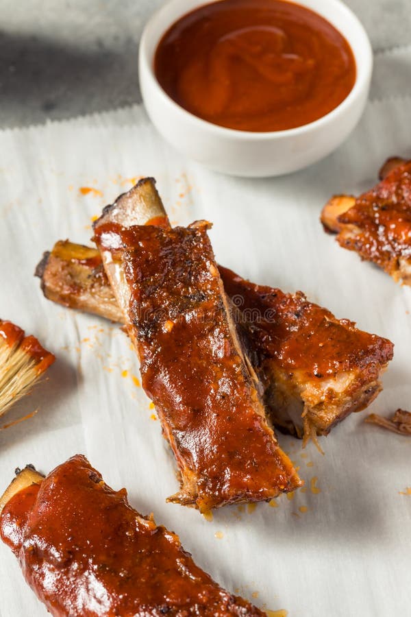 Homemade BBQ Cajun Style Ribs Stock Photo - Image of beef, food: 259365530