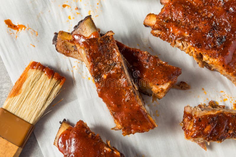 Homemade BBQ Cajun Style Ribs Stock Image - Image of dinner, cajun ...
