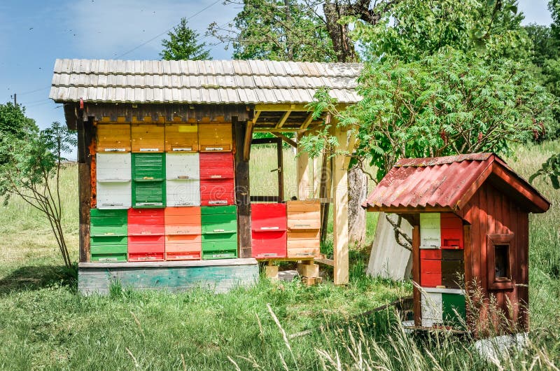 Homemade bee hive stock photo. Image of lifestyle, business - 45947898