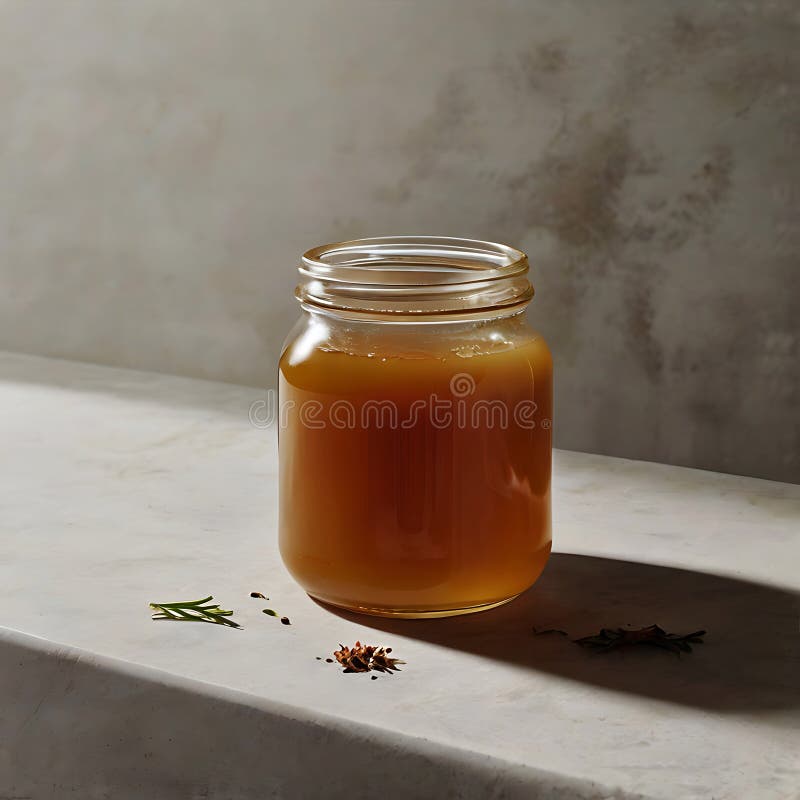 Homemade Beef Broth in a Jar Rich and Nutritious Bone Broth Stock ...