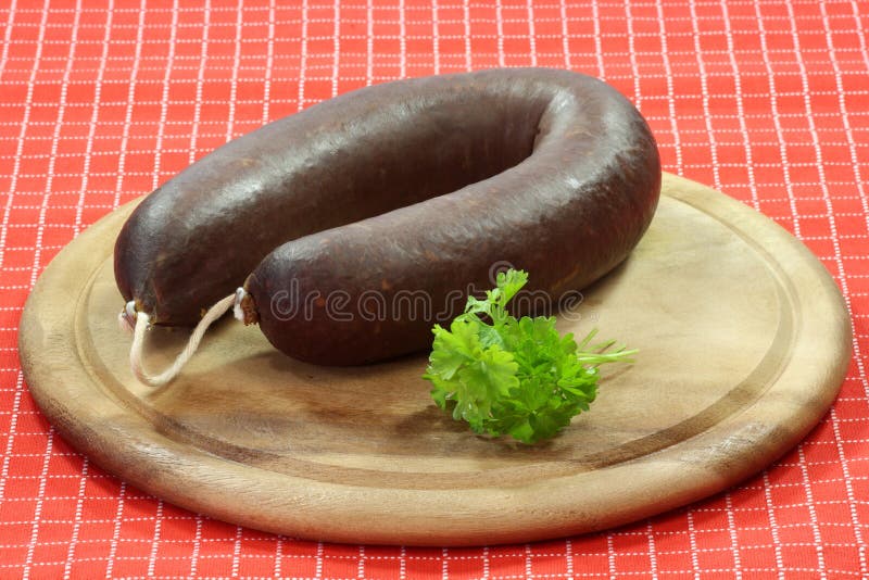 Blood pudding stock photo. Image of sausage, blood, black - 164534