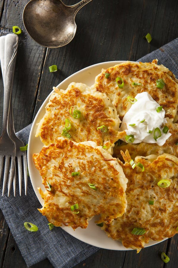 Homemade Boxty Irish Potato Pancakes Stock Image - Image of food ...