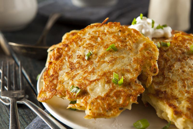 Homemade Boxty Irish Potato Pancakes Stock Image - Image of gourmet ...