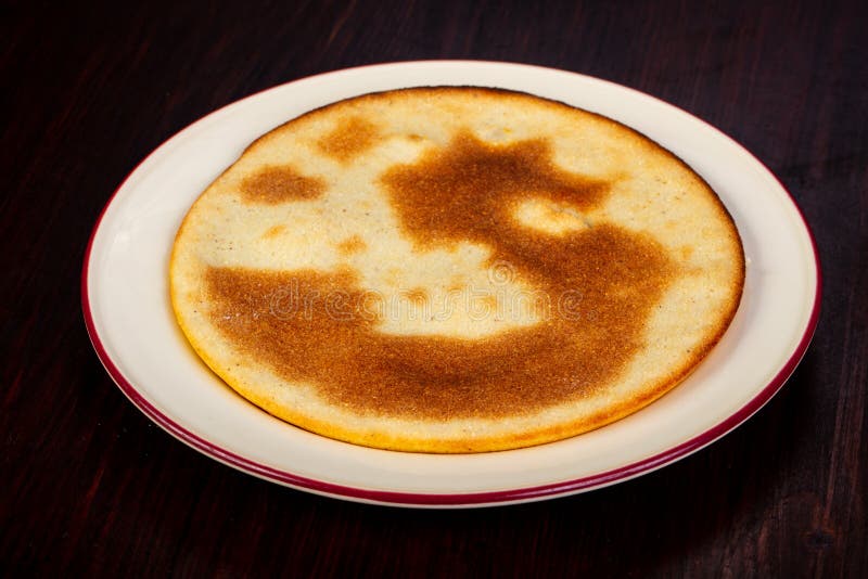 Homemade bread Lepeshka stock image. Image of isolated - 118904795