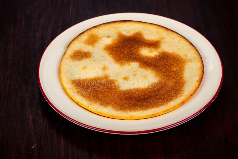 Homemade bread Lepeshka stock photo. Image of food, flour - 121658138