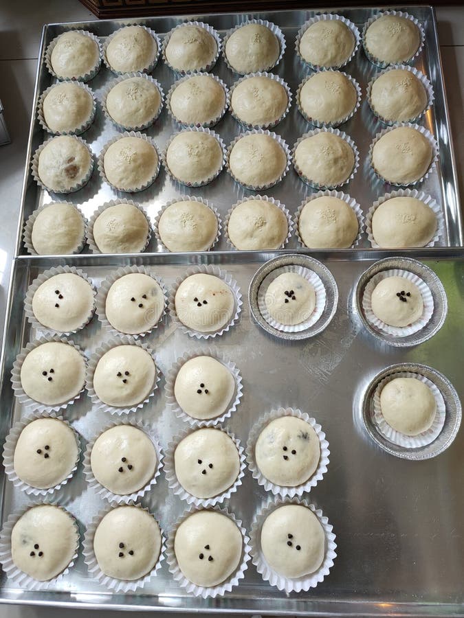 Bread Proofing before Bake in the Oven Stock Photo - Image of homemade ...