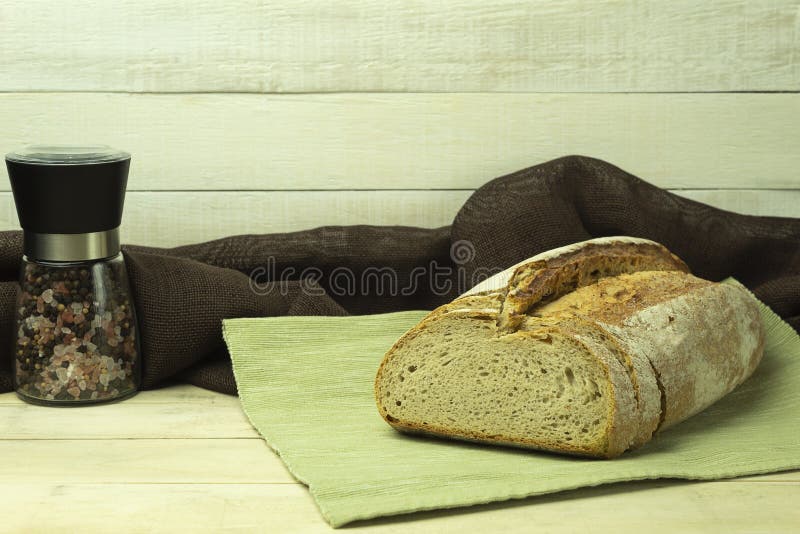 Homemade Bread on the Table, Fresh Bread Recipe Stock Image - Image of ...