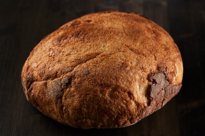 Homemade Bread on a Wooden Board Stock Photo - Image of brown, healthy ...