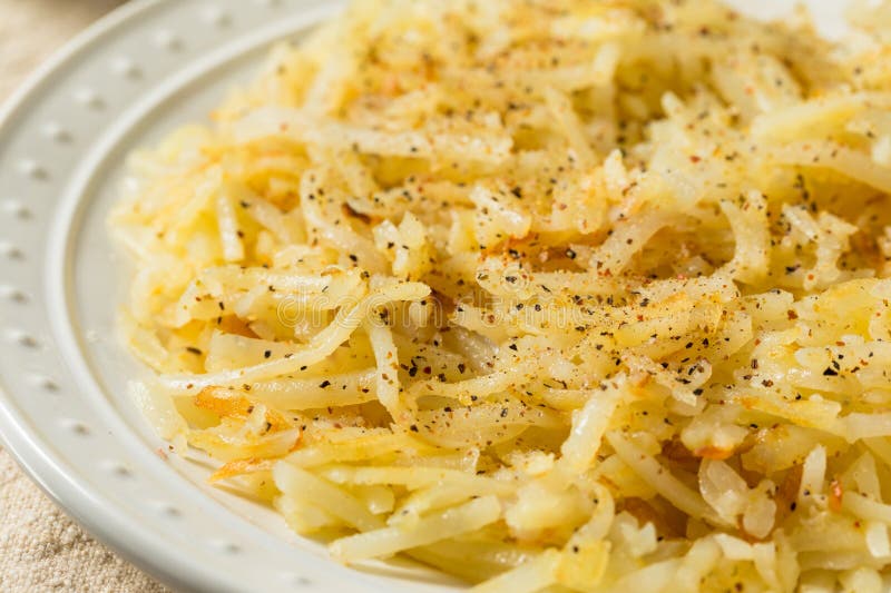 Homemade Breakfast Potato Hash Browns Stock Image - Image of hashbrown ...