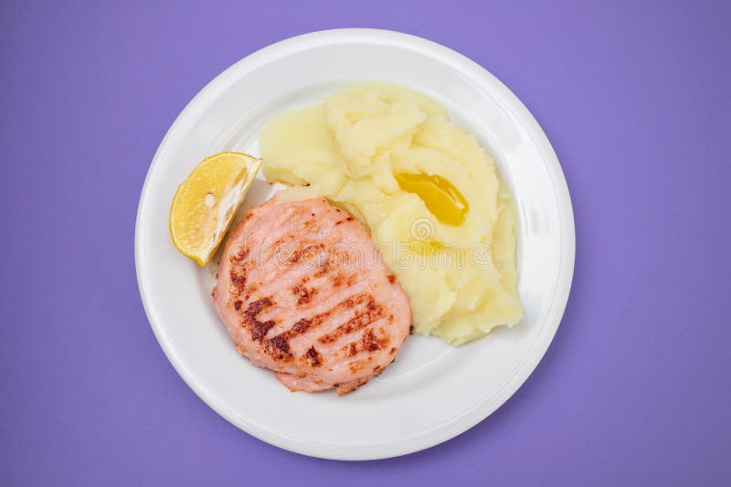 Homemade Burger Grillet without Bread Stock Photo - Image of roasted ...