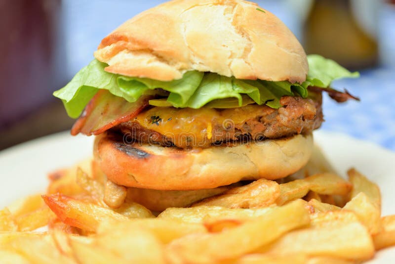Homemade burgers stock image. Image of bread, freshness - 83401247