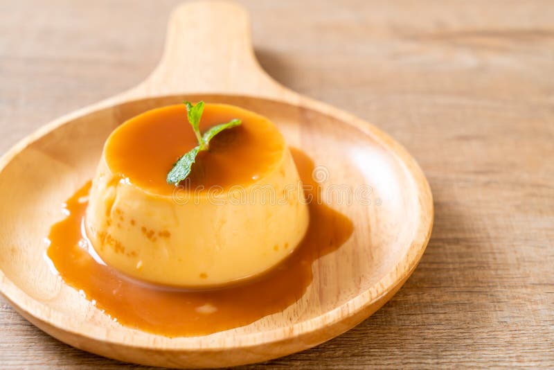 Homemade Caramel Custard Pudding Stock Image - Image of panna, cuisine ...