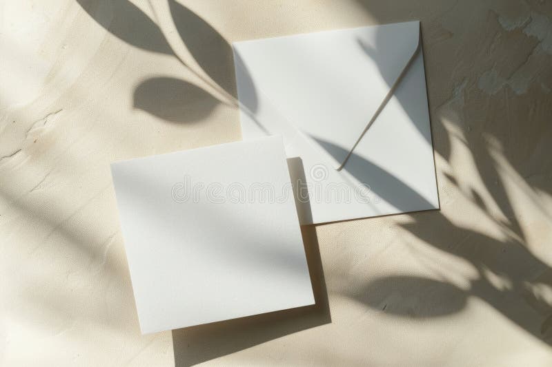 Homemade Cards on Table stock image. Image of document - 364325057