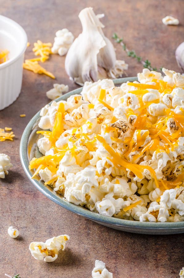 Homemade cheese popcorn stock photo. Image of cheese - 85037176