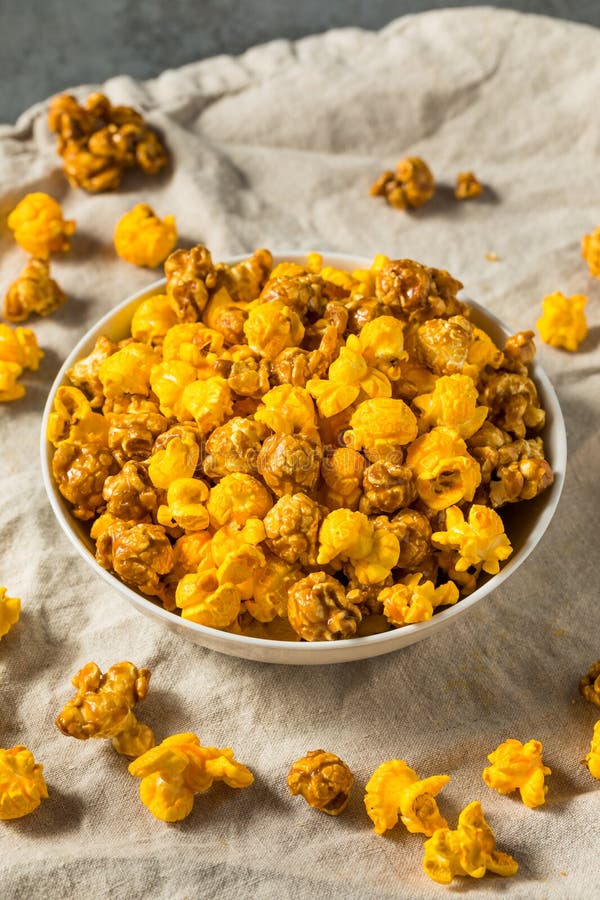 Homemade Chicago Popcorn Mix Stock Image - Image of treat, cinema ...