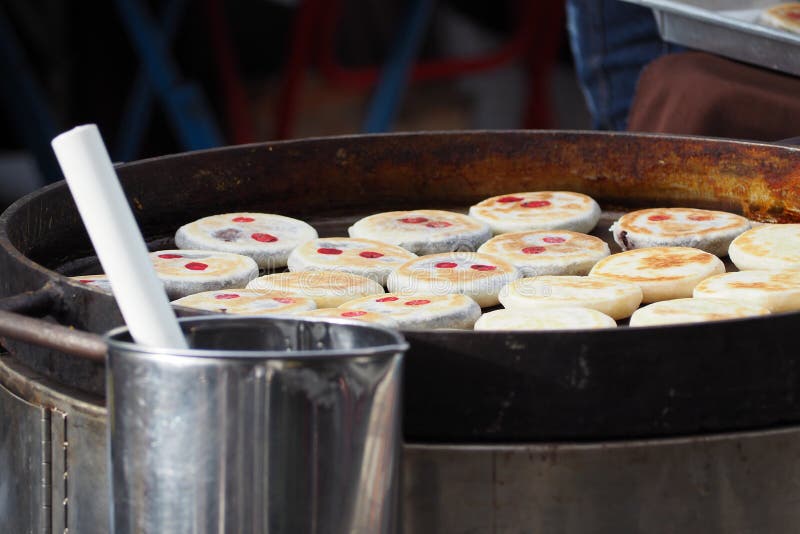 Homemade Chinese Pastry on Pan Stock Image - Image of asia, cook: 75584247