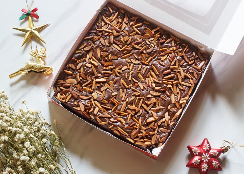 Homemade chocolate brownie stock photo. Image of food - 133927272