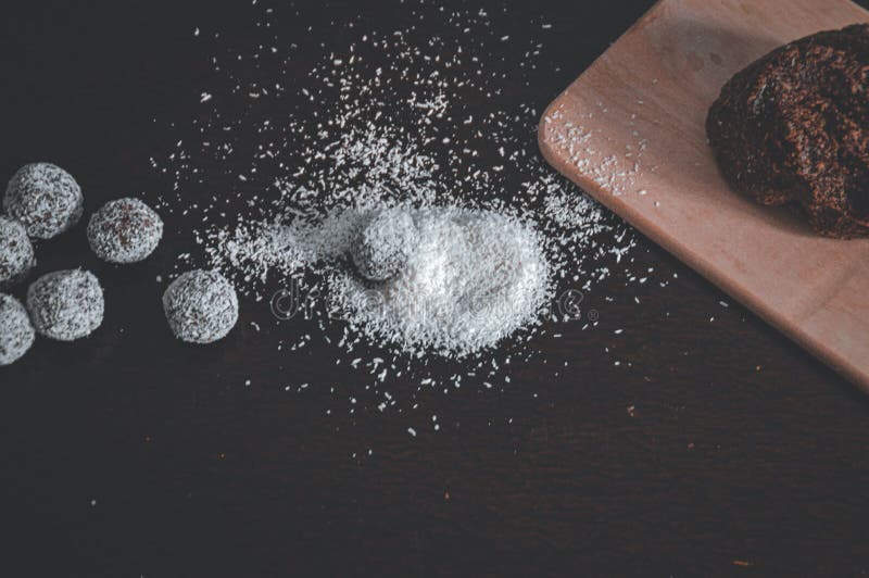 Chocolate Munchkins for Easter Treats Stock Photo - Image of cooking ...