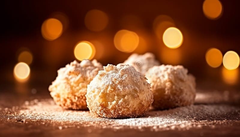 Homemade Chocolate Shortbread Ball, a Sweet Winter Indulgence Generated ...