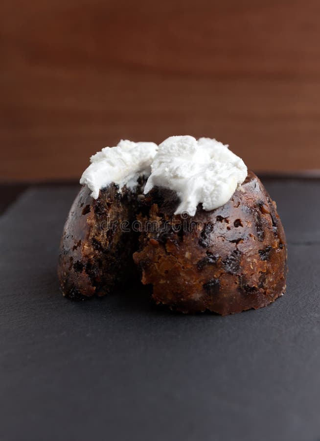 Homemade Christmas pudding stock photo. Image of dried - 63406362
